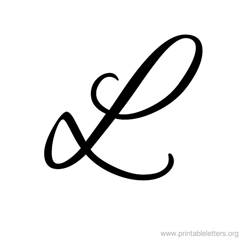 Cursive L Clipart Clipground