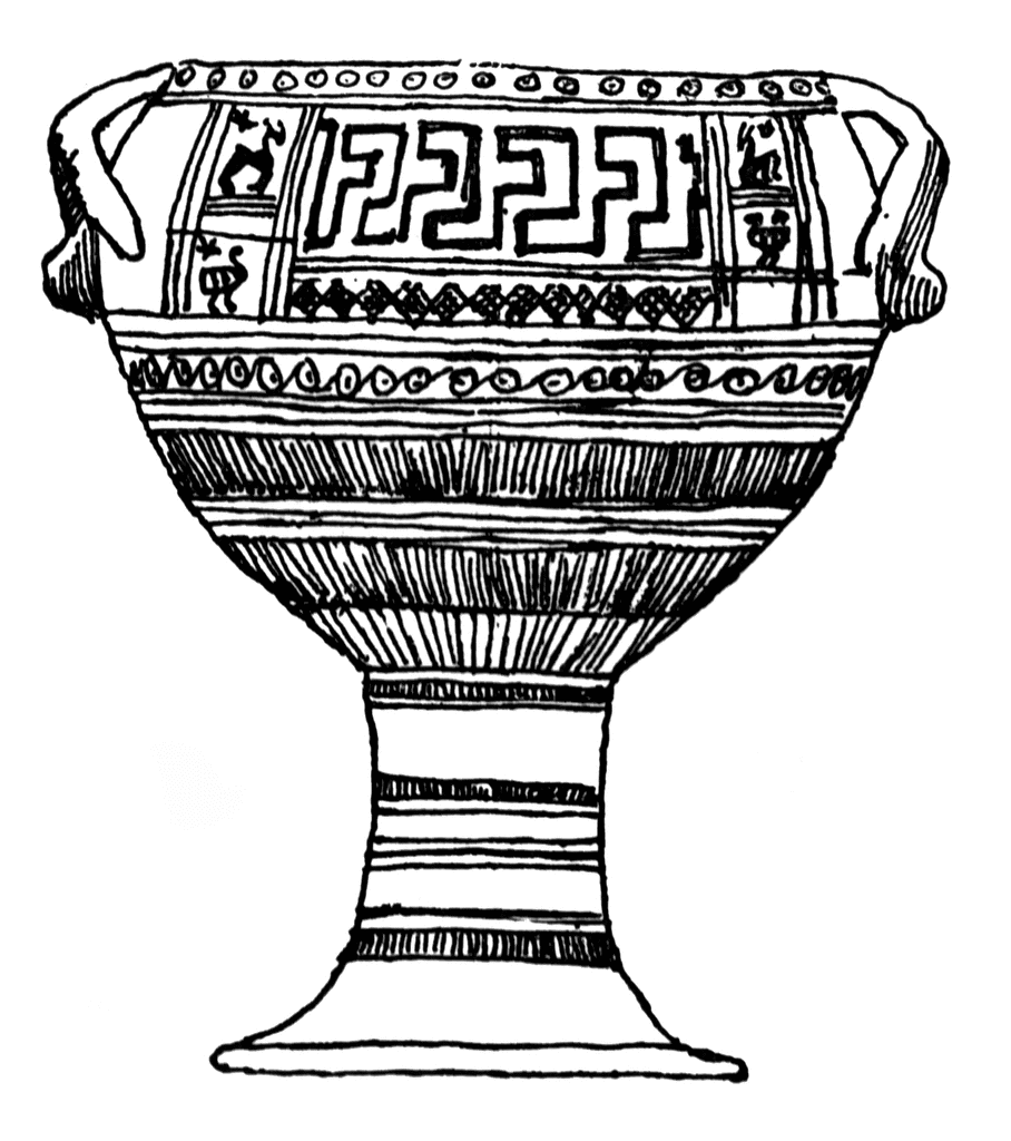 Printable Greek Vase Template