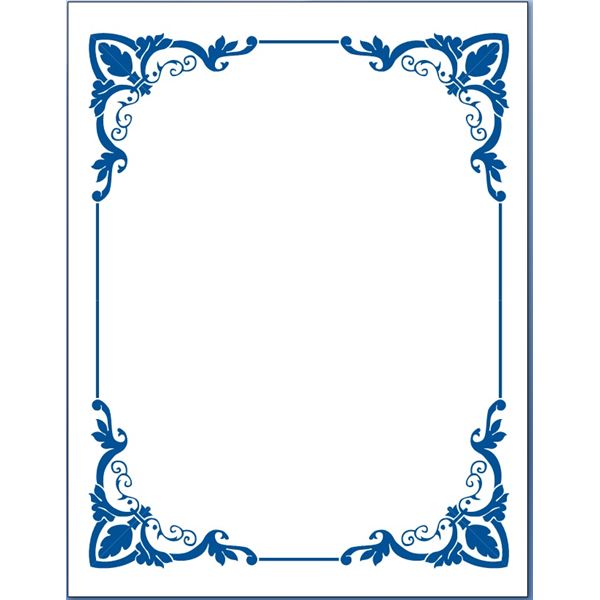 Free Flower Borders For Word Document Clipground