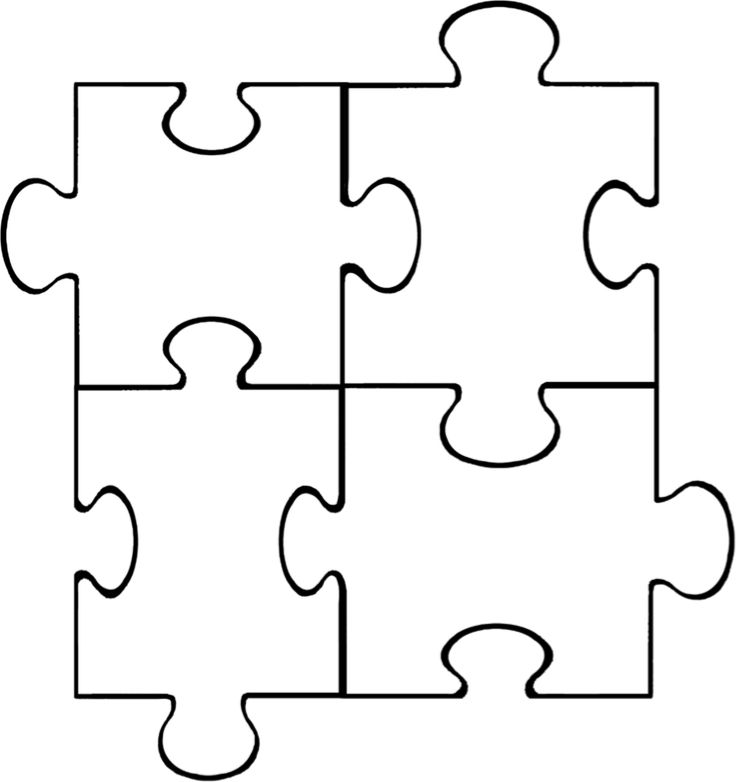 Puzzle Piece Clipart Black And White Clipground