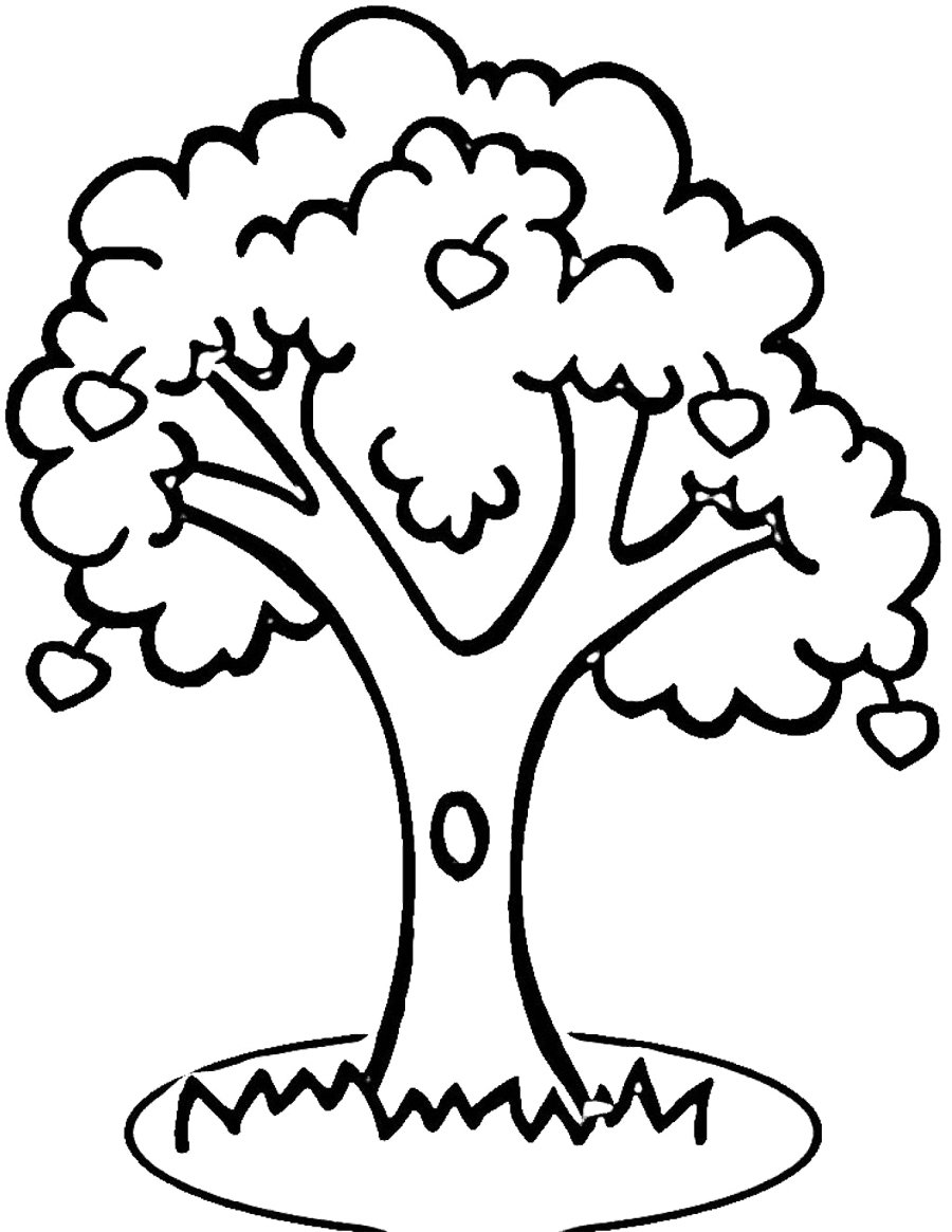 Tree Outline Clipart Clipground