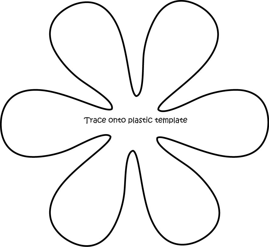 5 Petal Flower Pattern Template 20 Free Cliparts Download Images On 