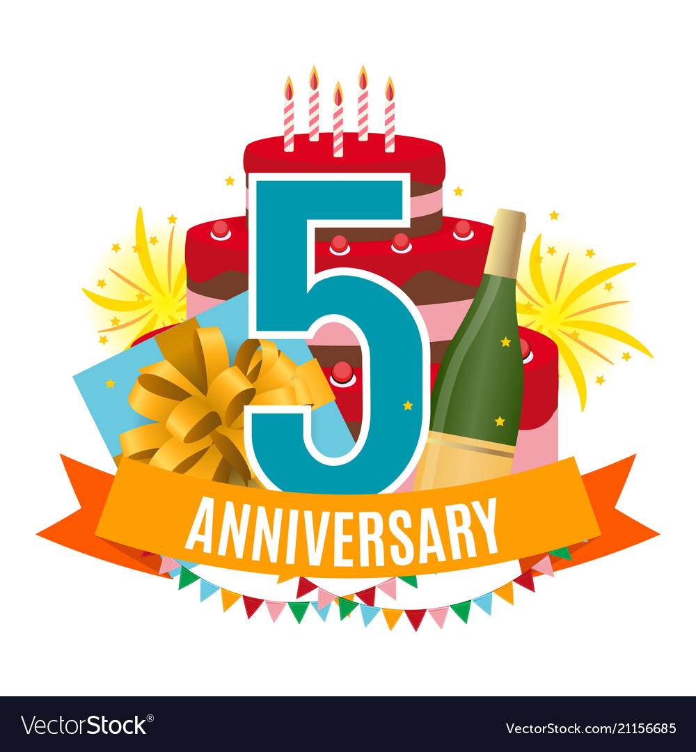 5 Year Anniversary Clipart 10 Free Cliparts Download Images On 