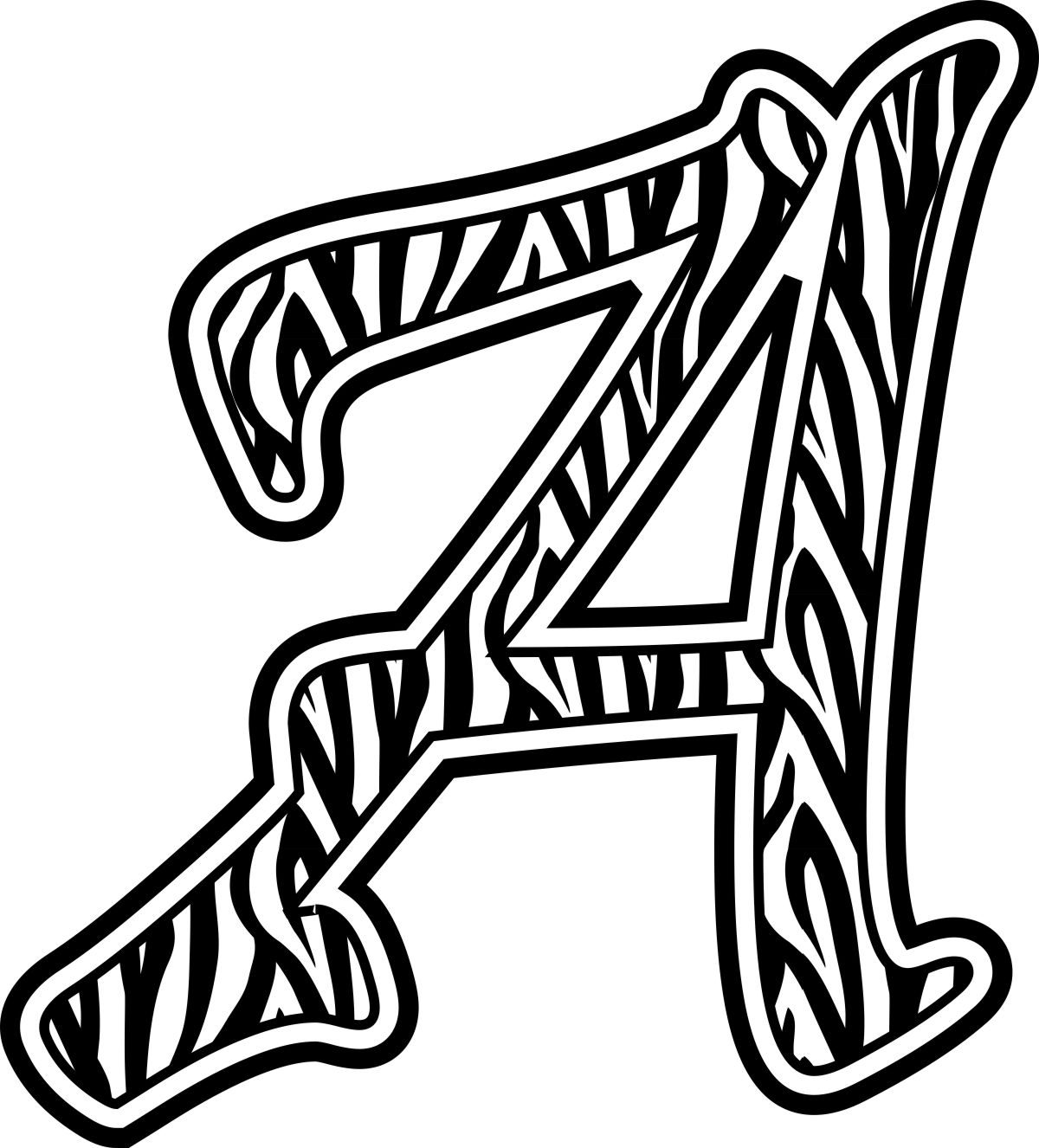 Animal Print Letters Clip Art 20 Free Cliparts Download Images On 