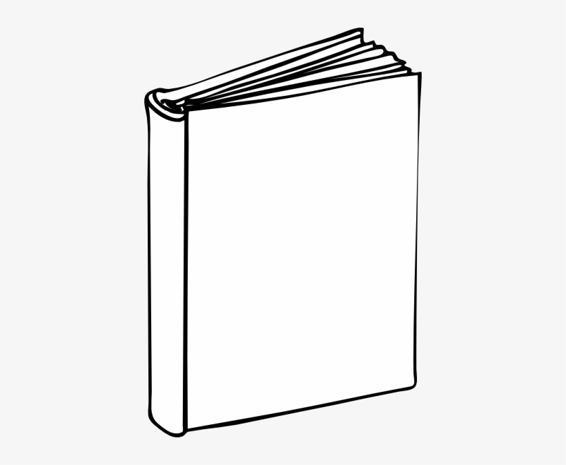 Blank Book Cover Template Book Cover Template Clipart Outline Blank 