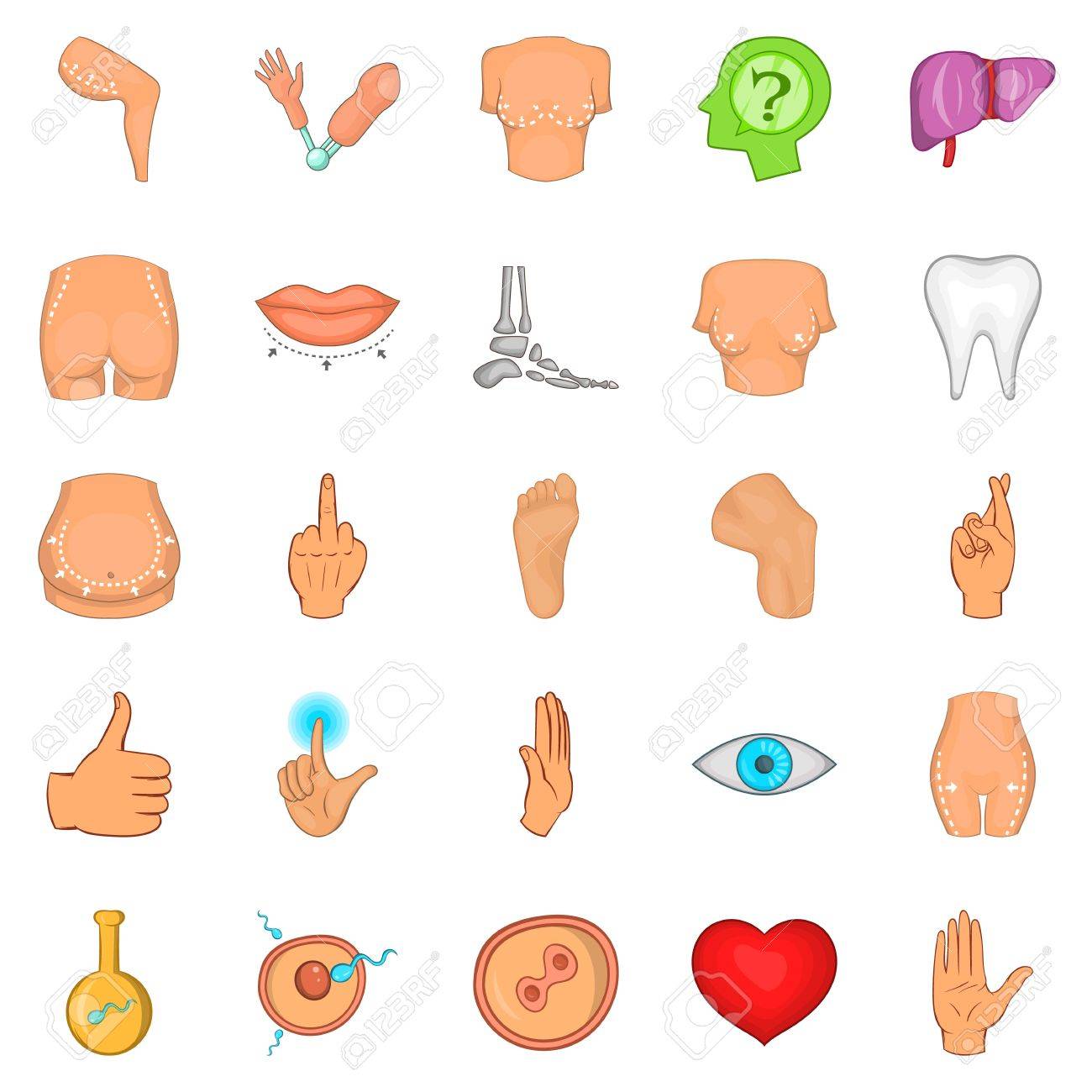 Cartoon Body Parts Clipart 20 Free Cliparts Download Images On