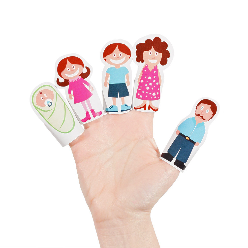 Stick Man People Finger Puppets Pack Of 50 | Craft Materials Stranger ...