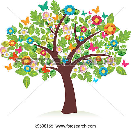 tree in spring clipart 20 free Cliparts | Download images on Clipground ...