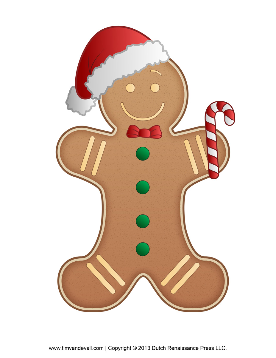 Free Lang Santa And Gingerbread Man Clipart 20 Free Cliparts Download