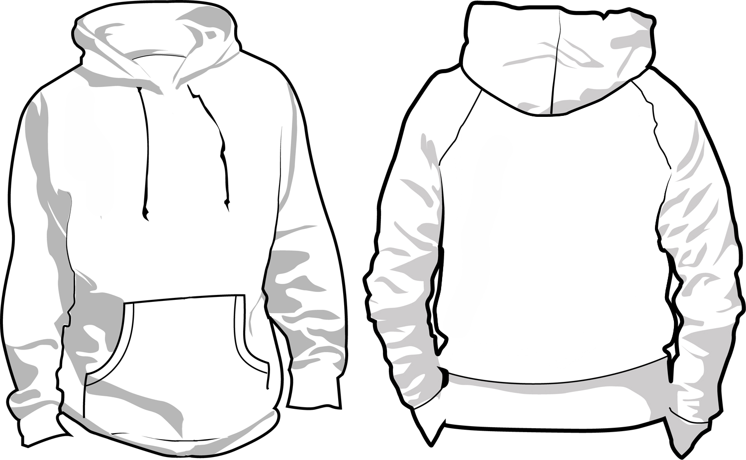 Hoodie Men Coloring Pages