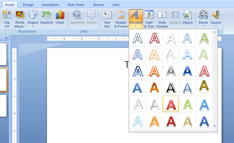 How To Add Word Art 2013 Gaigraphics