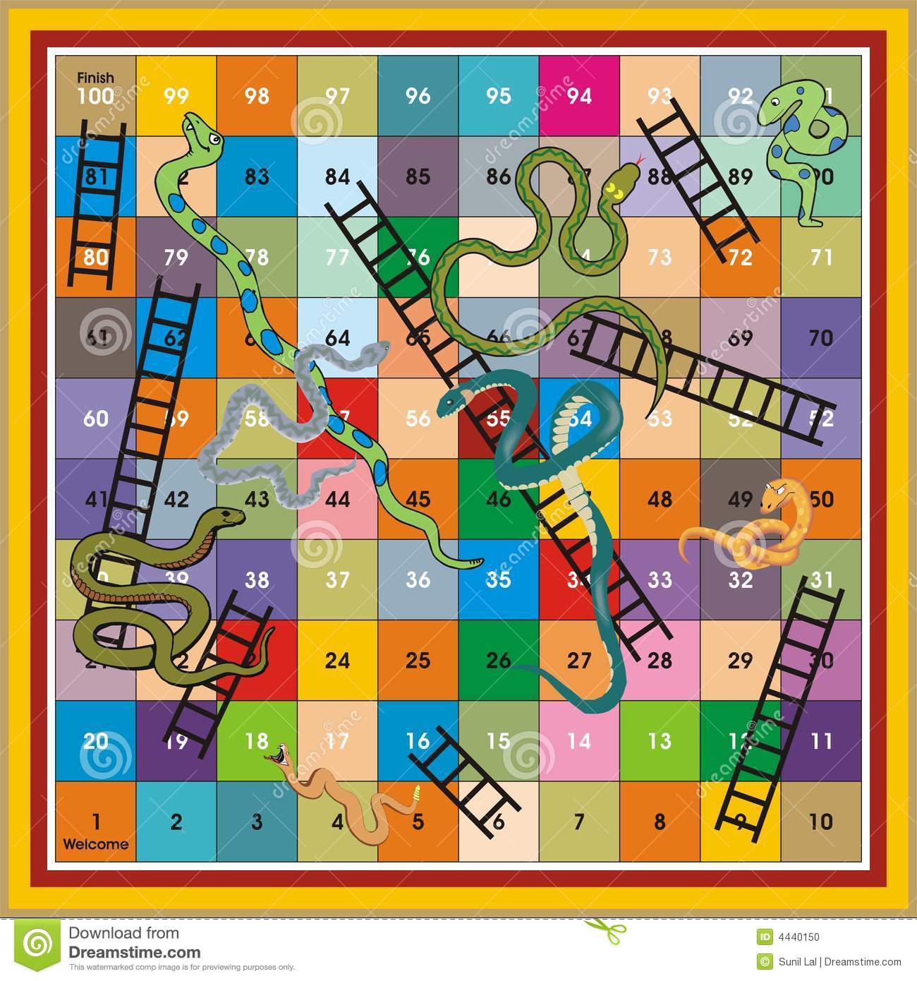 Schnoor24298 31 Grunner Til Snakes And Ladders Printable To Begin Throw The Dice And Starts 