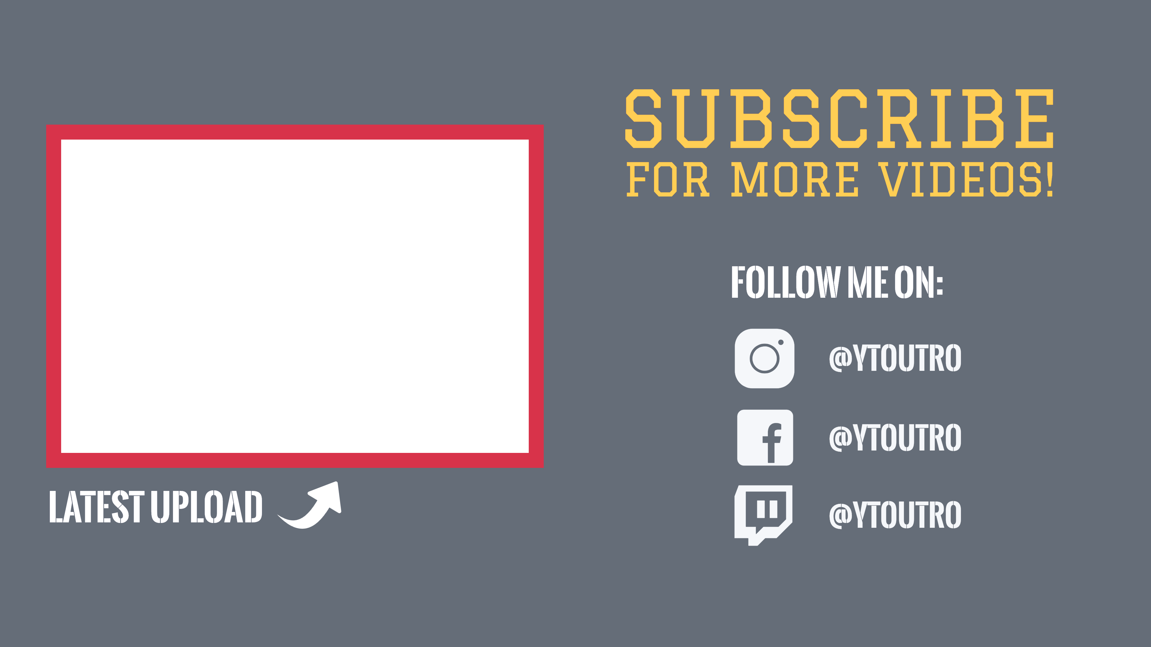 Outro Template Clipart 10 Free Cliparts Download Images On Clipground 