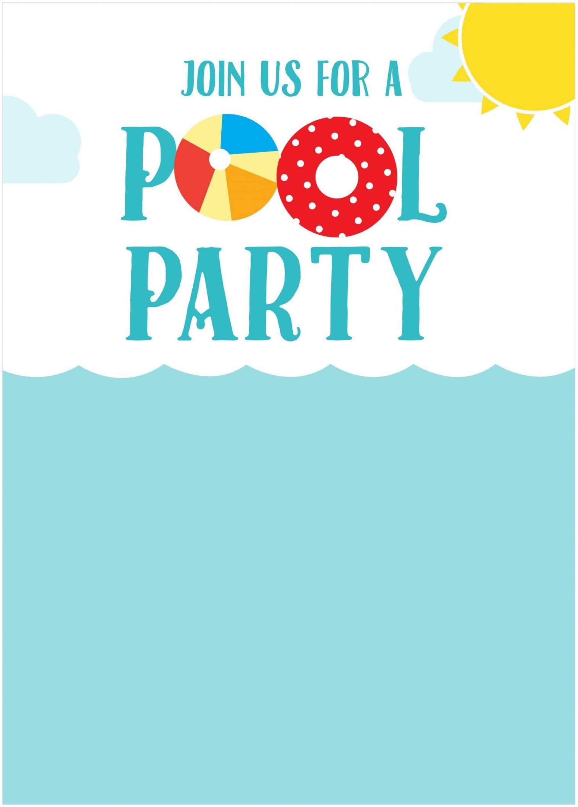 Pool Party Invitation Clipart 10 Free Cliparts Download Images On 