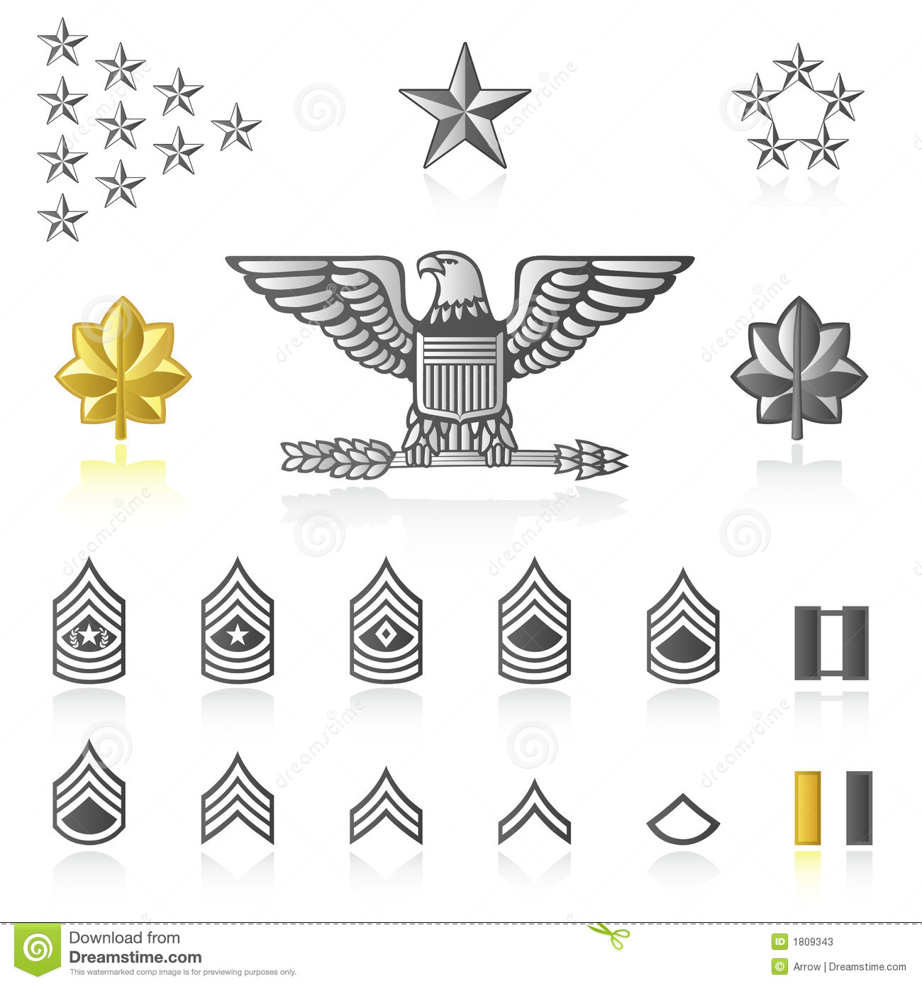 Army Officer Rank Symbols Army Officer Rank Symbols