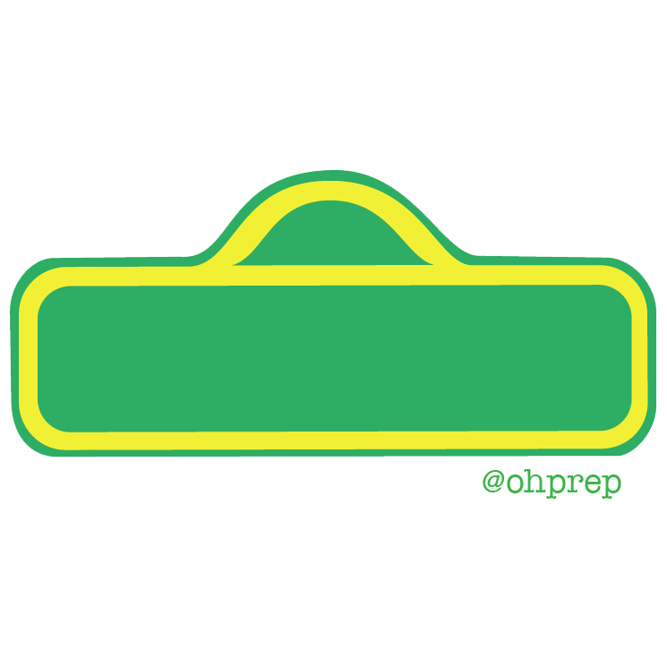 Blank Sesame Street Sign Png PNG Image Collection