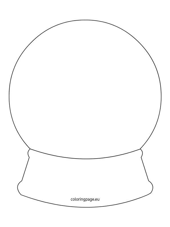Printable Cut Out Snow Globe Template Printable Templates