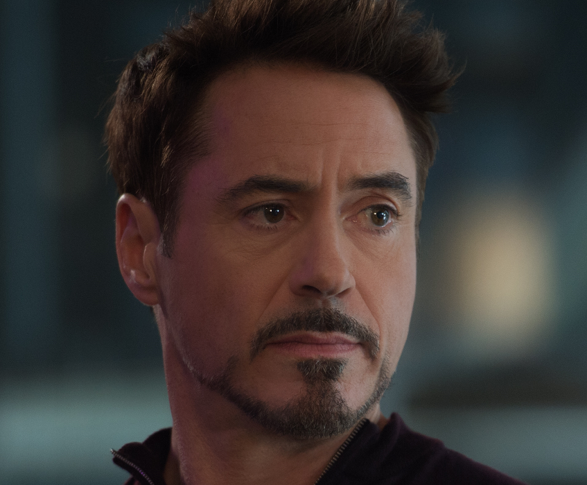 Tony Stark Beard Template