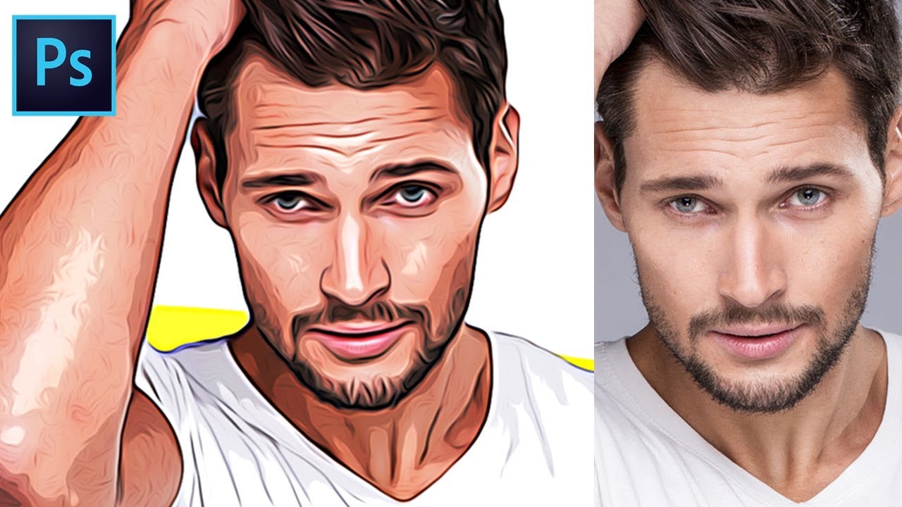 How To Make Comic Photo In Photoshop BEST GAMES WALKTHROUGH
