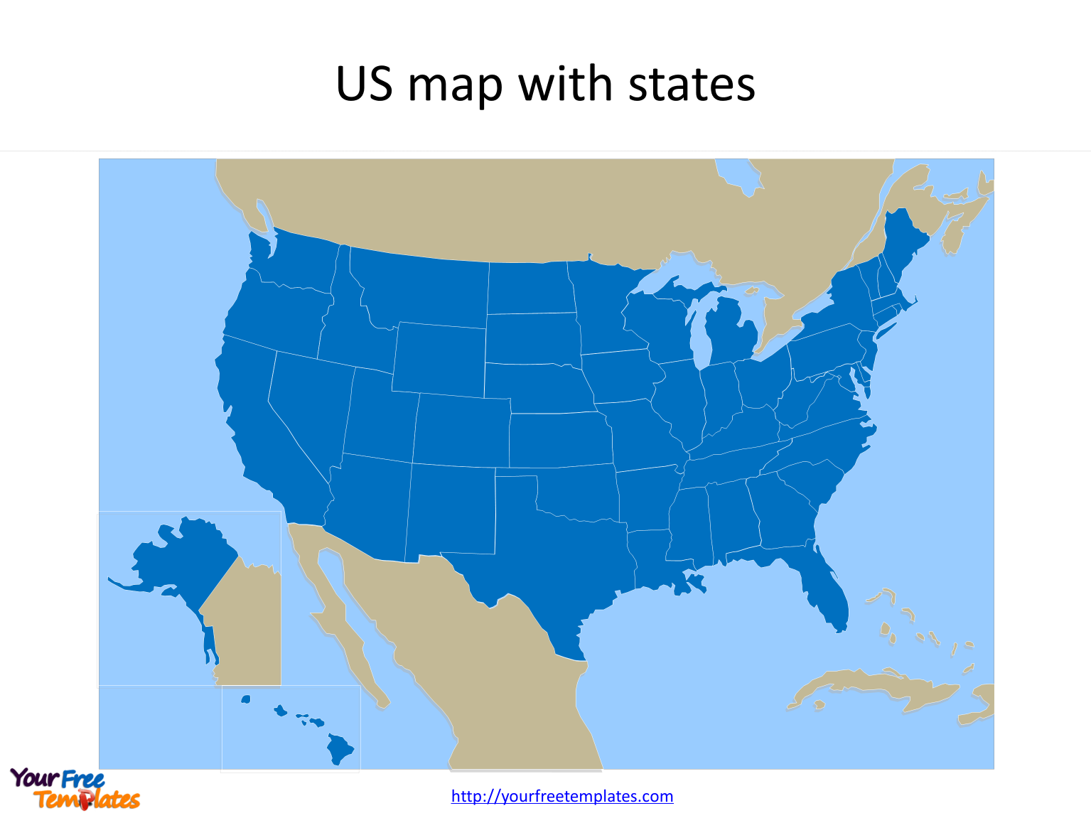 Editable Us Map Powerpoint Download Free Jesbirthday